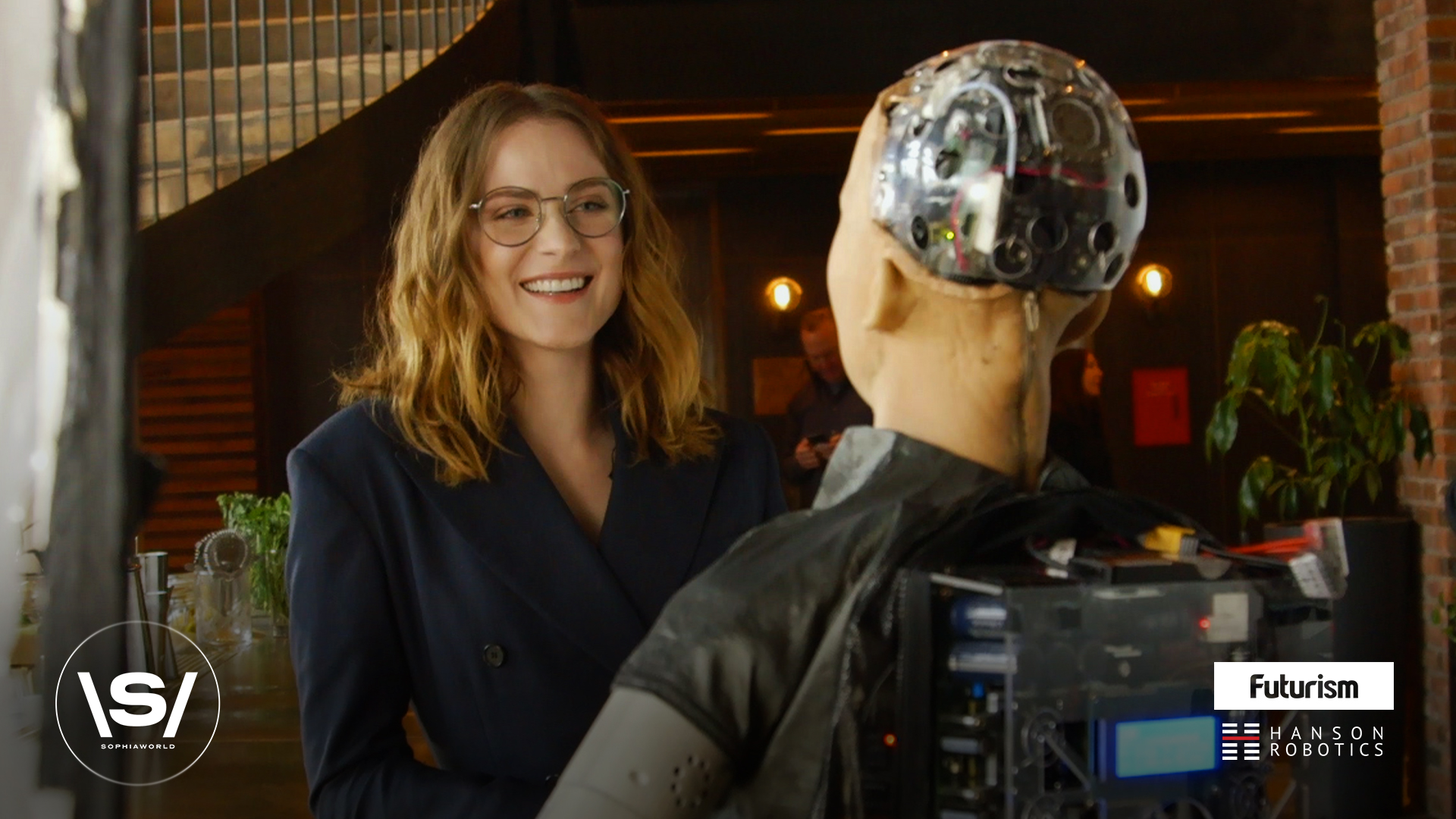 'Westworld' Star Evan Rachel Wood Meets Real-Life Robot in 'Sophiaworld ...